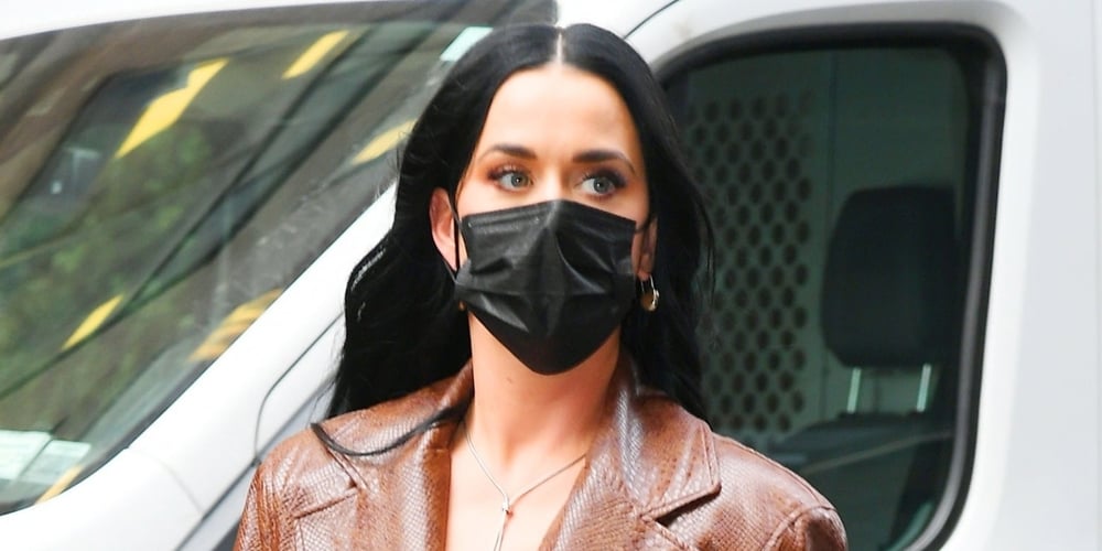 Katy Perry Rocks a Leather Look for an Appearance on ‘Good Morning ...