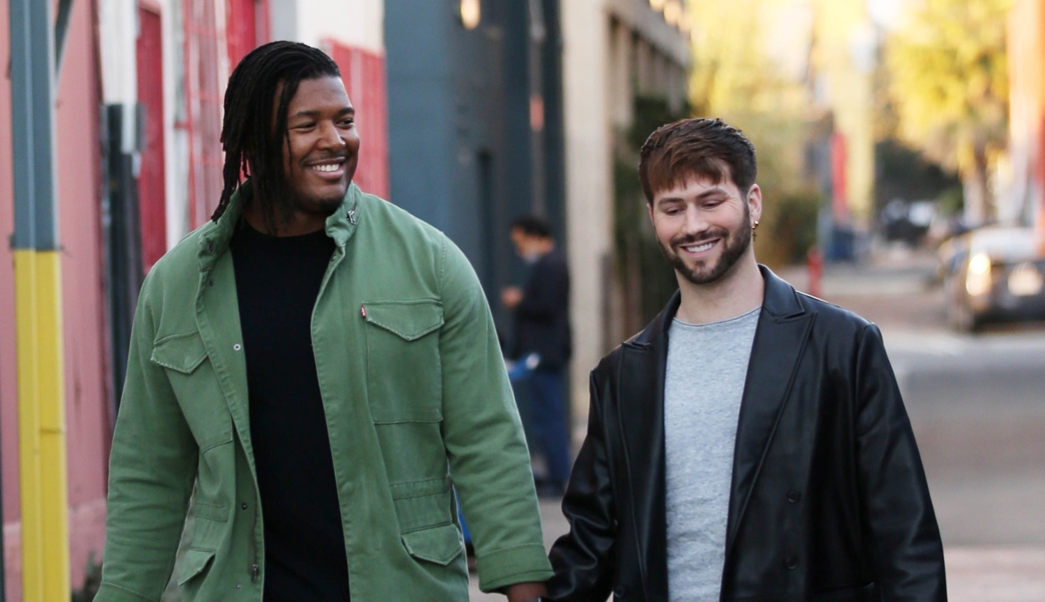 NFL’s Ryan Russell Shares Valentine’s Day Kiss with Boyfriend Corey O ...