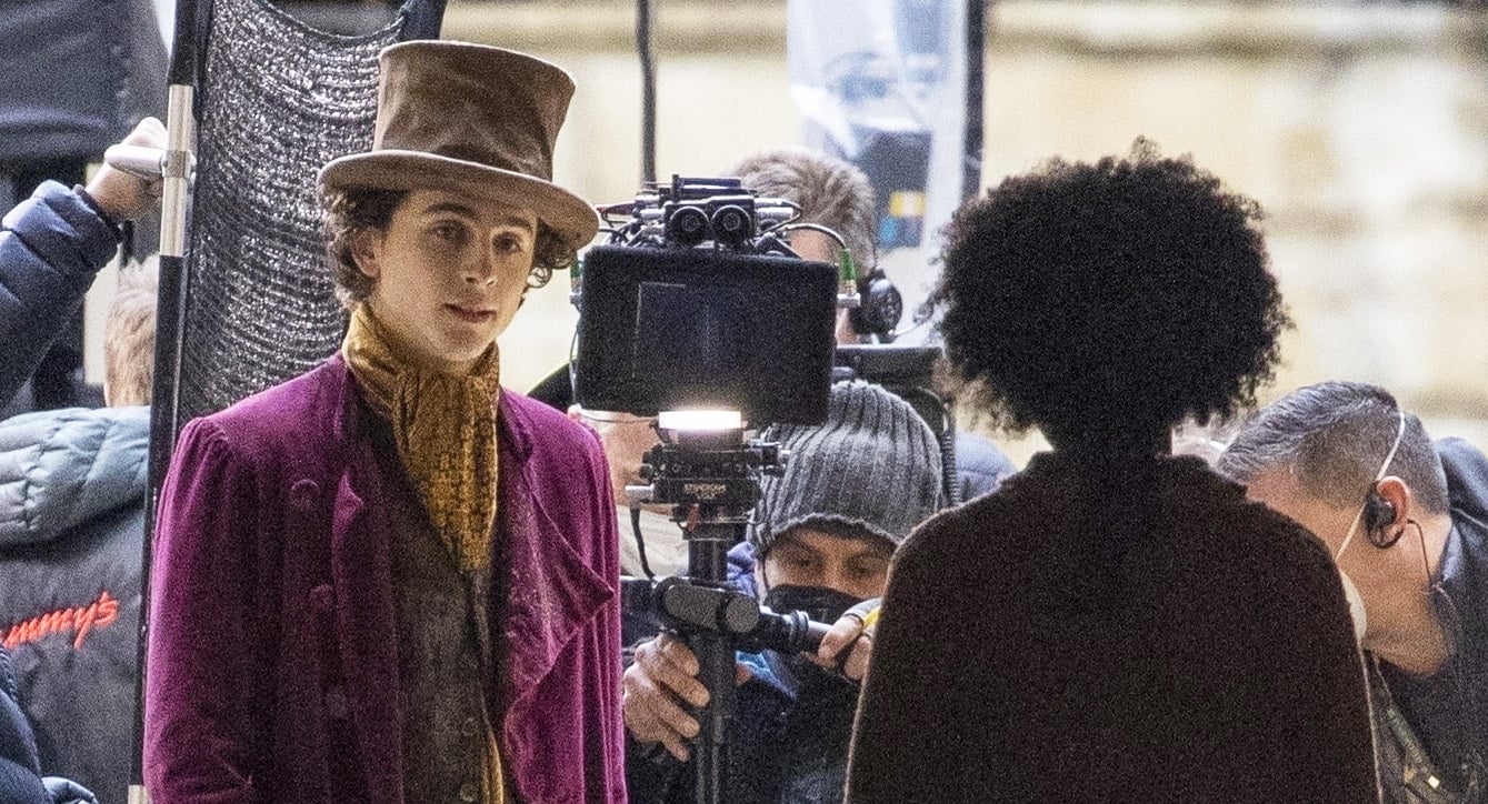 Timothee Chalamet Is Seen in Full Willy Wonka Look on ‘Wonka’ Set with ...