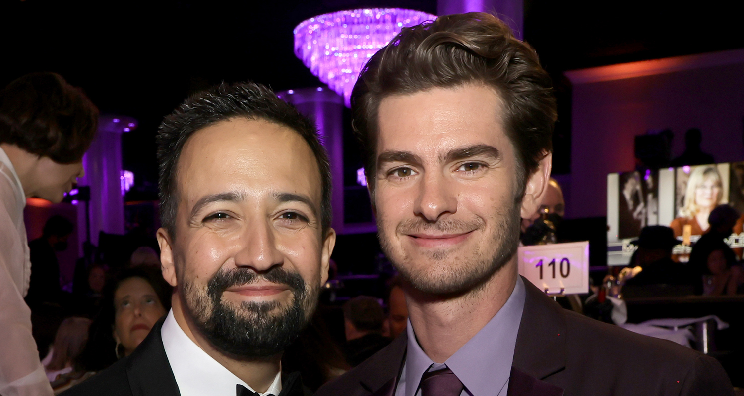 Andrew Garfield Supports ‘tick, tick…BOOM!’ Director Lin-Manuel Miranda ...