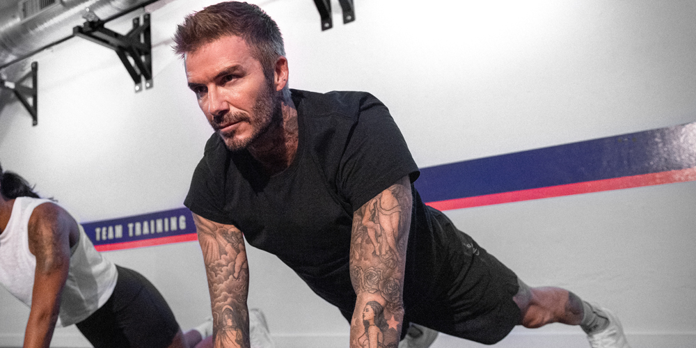 David Beckham Goes Through His Signature Workout at DB45 Launch Event ...