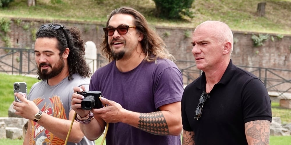 Jason Momoa Was Blown Away By The Sight of The Colosseum in Rome & His ...