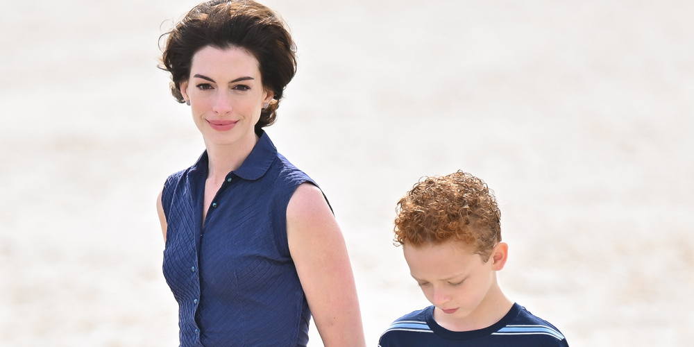 Anne Hathaway Heads To The Beach To Film 'Mother's Instinct ...