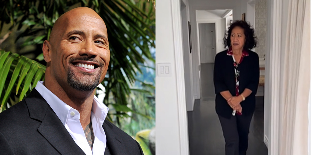 Dwayne ‘The Rock’ Johnson Surprises His Mom With a New House | Ata Johnson, Dwayne Johnson ...
