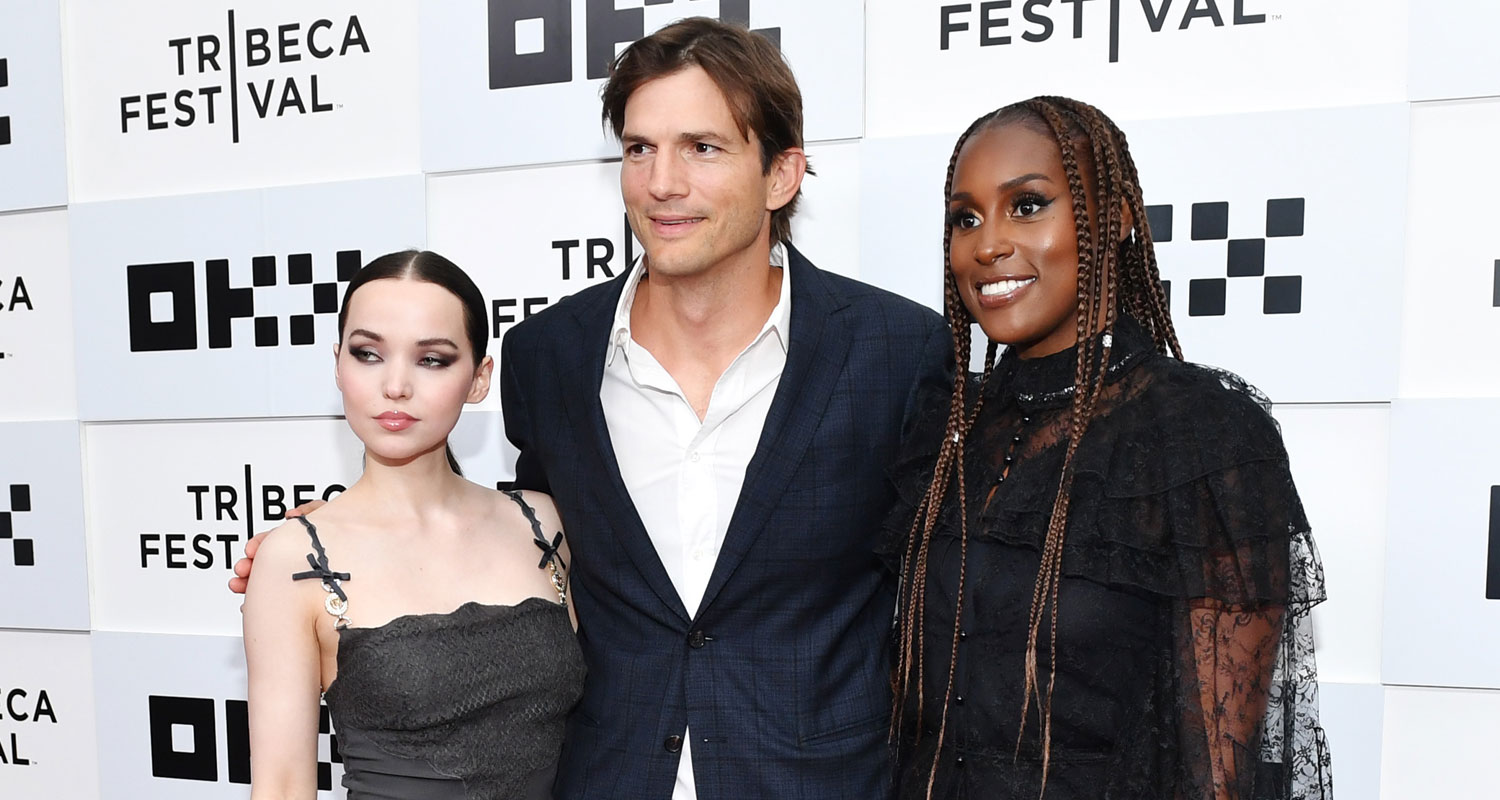 Ashton Kutcher Joins Co-Stars Dove Cameron & Issa Rae at ‘Vengeance ...