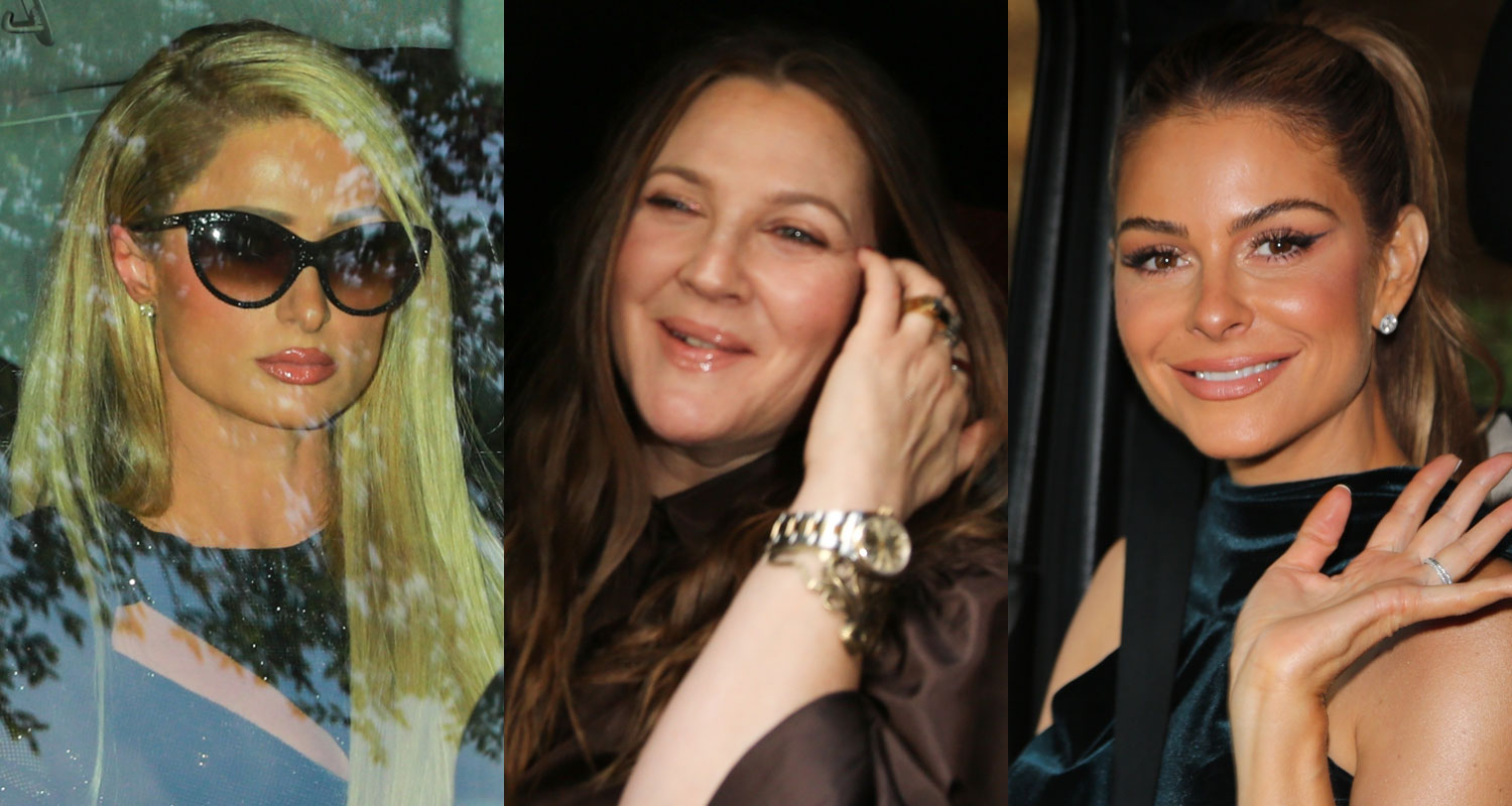 Paris Hilton, Drew Barrymore, & More Arrive at Britney Spears & Sam ...