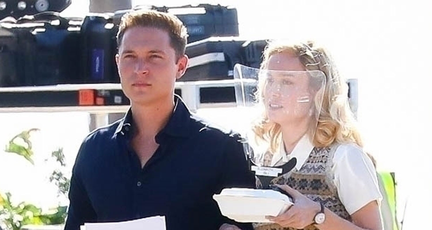 Brie Larson Gets Visit from Boyfriend Elijah Allan-Blitz on Set of ...