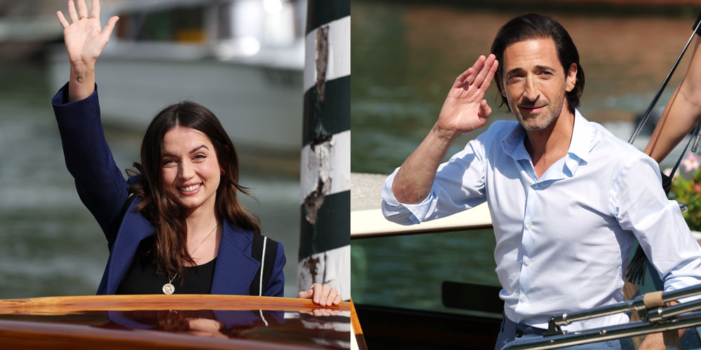 ‘Blonde’ Co-Stars Ana de Armas & Adrien Brody Greet Fans As They Arrive ...