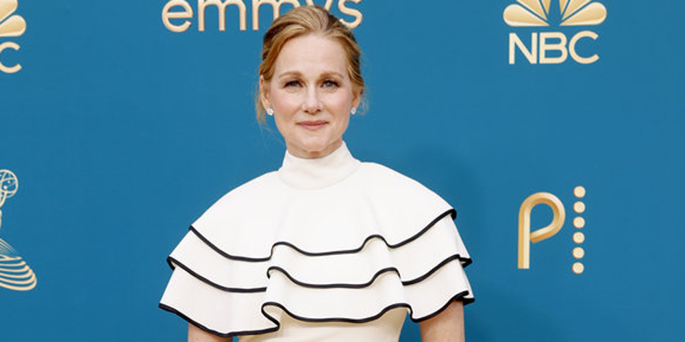 Laura Linney Is All Ruffled Up at Emmy Awards 2022 | 2022 Emmy Awards ...