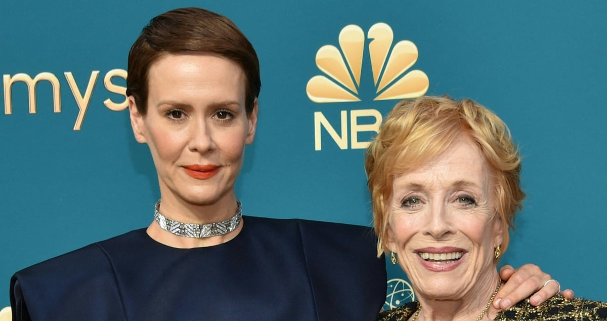 Sarah Paulson Gets Support From Partner Holland Taylor at Emmys 2022 ...