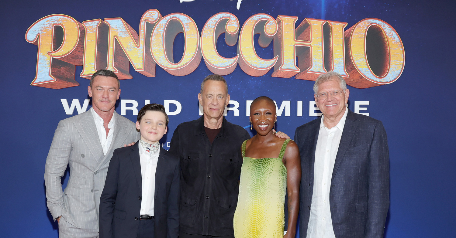 Tom Hanks, Cynthia Erivo, & Luke Evans Attend ‘Pinocchio’ Red Carpet ...
