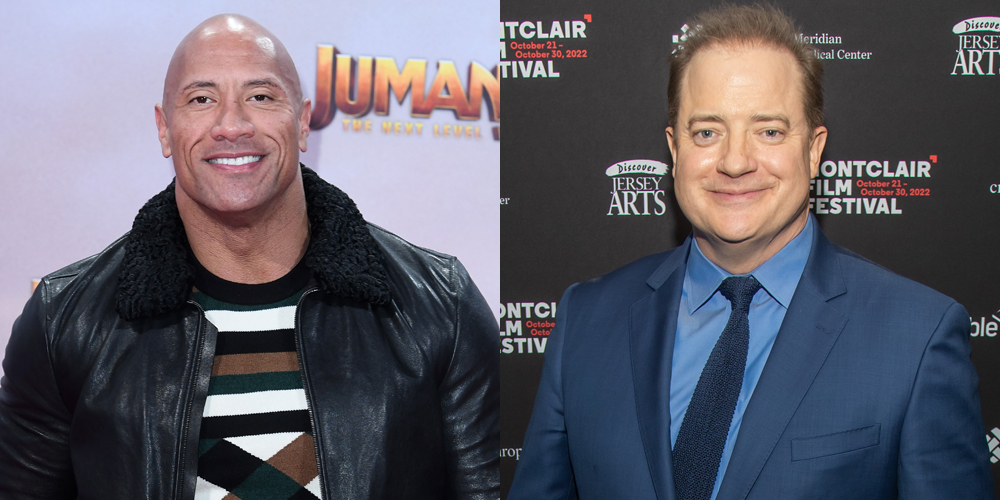 Dwayne Johnson Wants Brendan Fraser to Win an Oscar for ‘The Whale ...