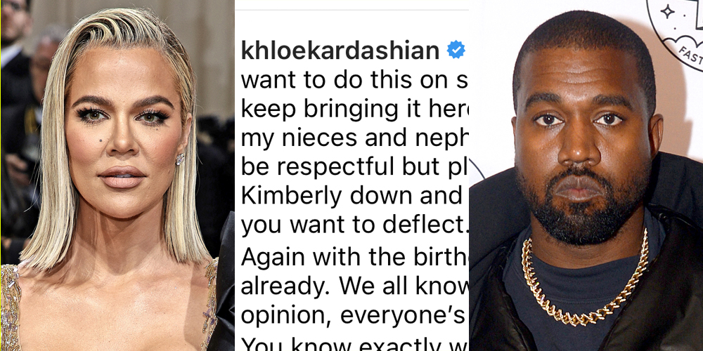 Khloe Kardashian Comments on Kanye West’s Instagram Post, Debunks ...