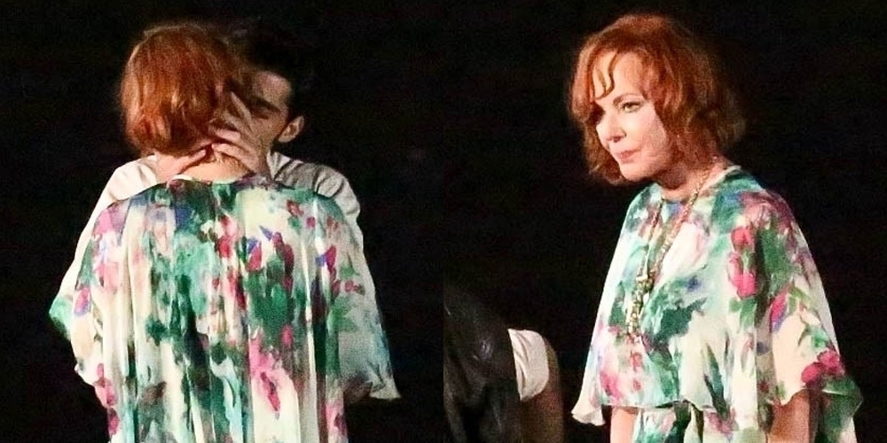 Allison Janney & Jason Canela Film Kissing Scene Together | Allison ...