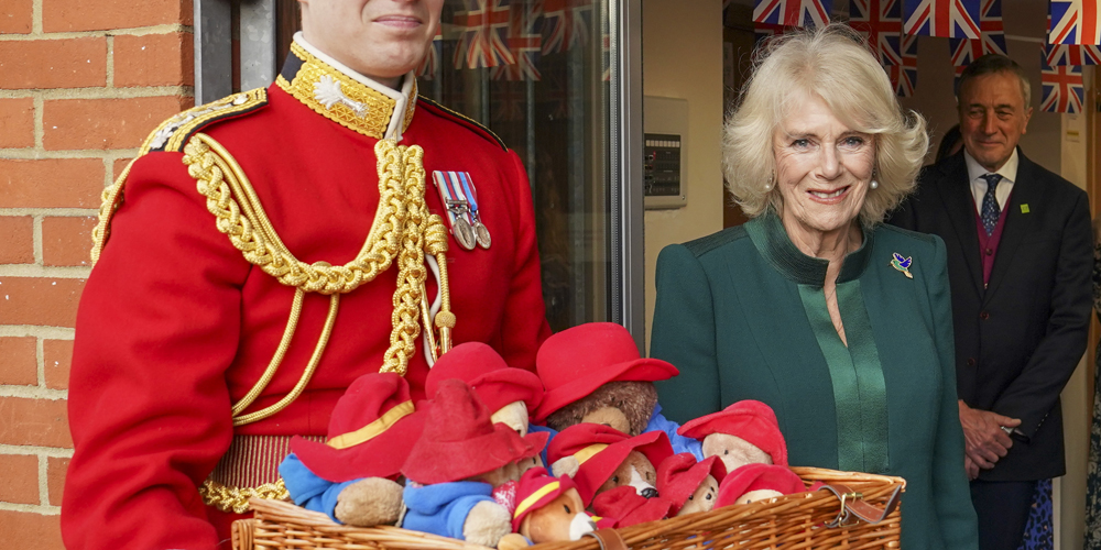 Queen Consort Camilla Joins Children for a Paddington Bear Tea Party | Queen Consort Camilla ...