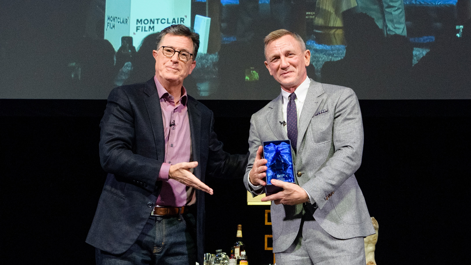 Daniel Craig Talks Dealing with Fame While Accepting Award at Montclair ...