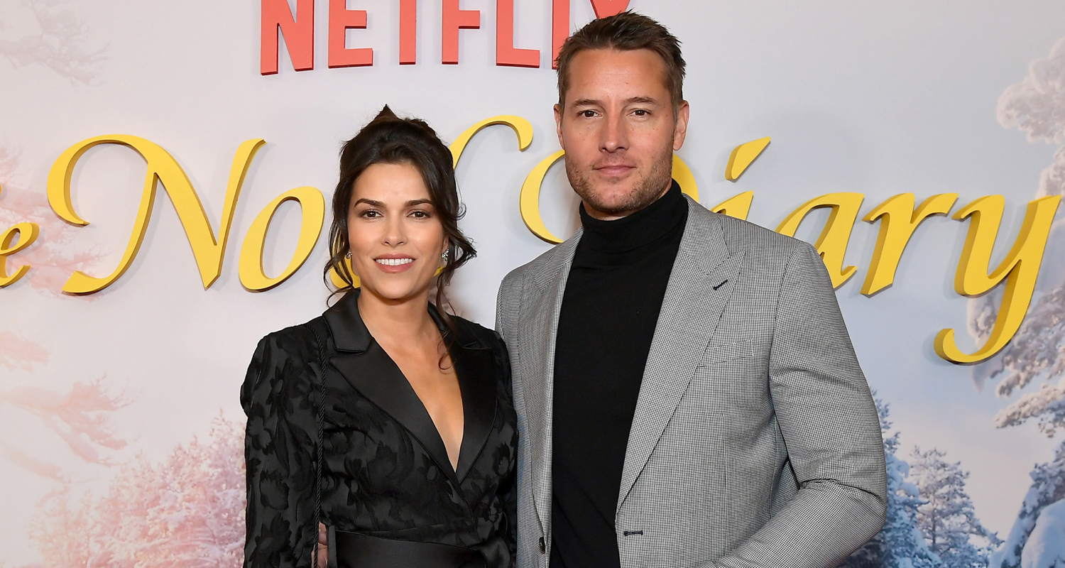 Justin Hartley Gets Support from Wife Sofia Pernas at ‘The Noel Diary ...