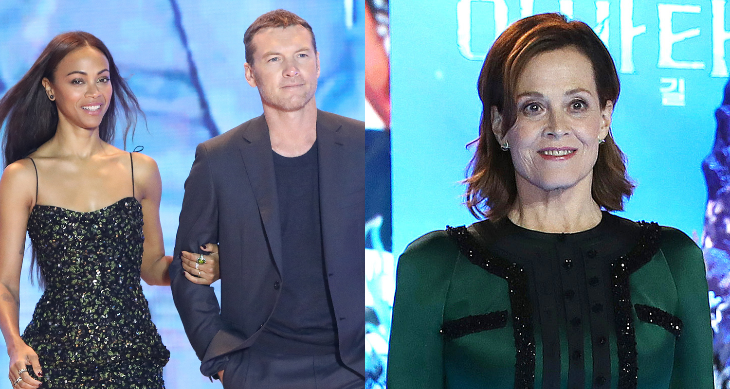 Zoe Saldana, Sam Worthington, & Sigourney Weaver Bring ‘Avatar: The Way ...