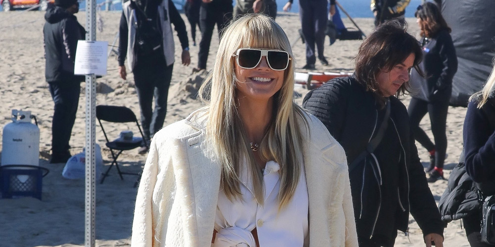 Heidi Klum Reimagines Beachwear While Filming 'Germany's Next Top Model ...