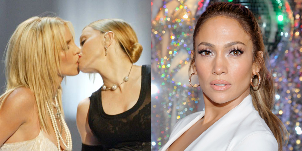 Jennifer Lopez Confirms She Was Supposed to Be Part of the Britney Spears-Madonna MTV VMAs Kiss ...