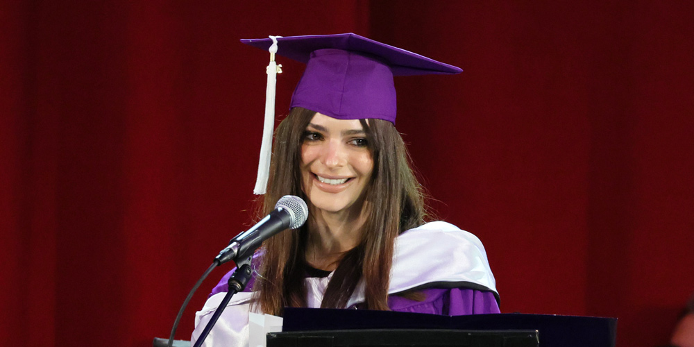 Emily Ratajkowski Delivers Hunter College Commencement Address | Emily ...
