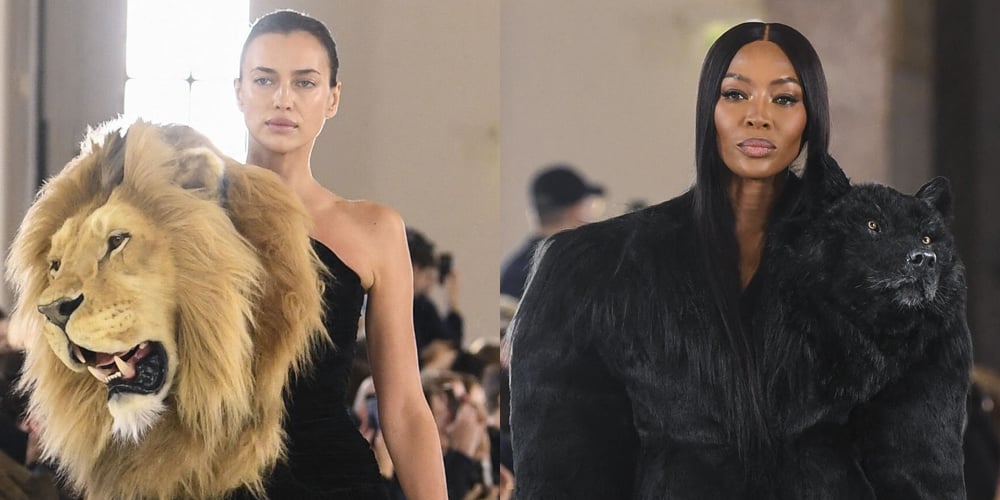 Irina Shayk & PETA Both Defend Schiaparelli’s Animal Head Looks After ...