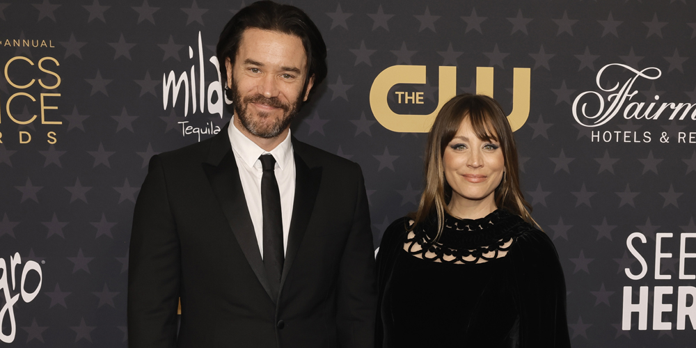 Pregnant Kaley Cuoco & Boyfriend Tom Pelphrey Step Out For Critics ...