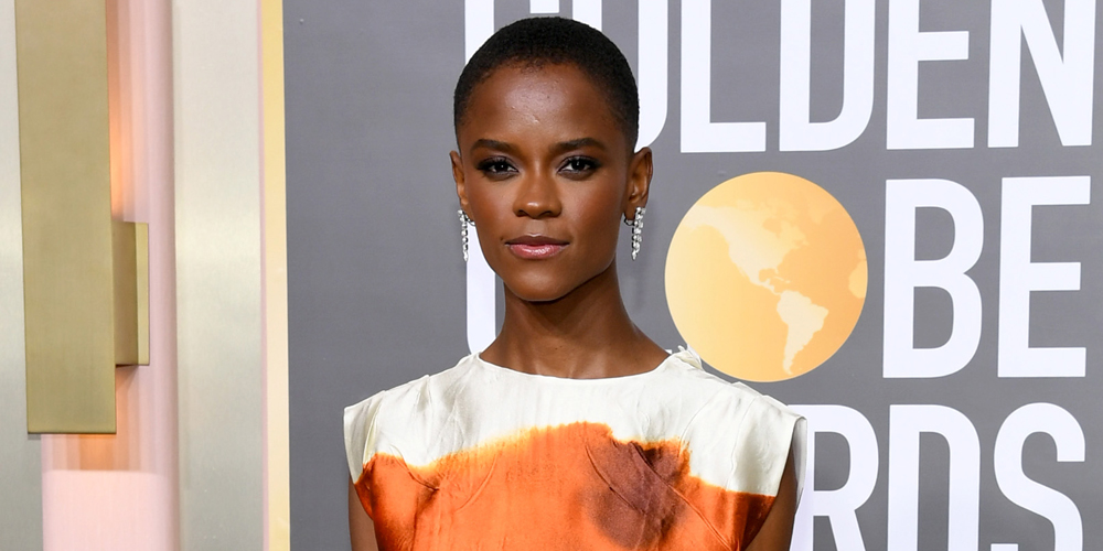 Letitia Wright Sizzles In Burnt Orange at Golden Globes 2023 | 2023 ...