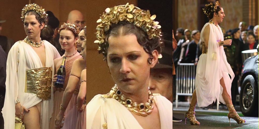 Shia LaBeouf Poses in Full Makeup, Heels & a Dress (Complete with ...