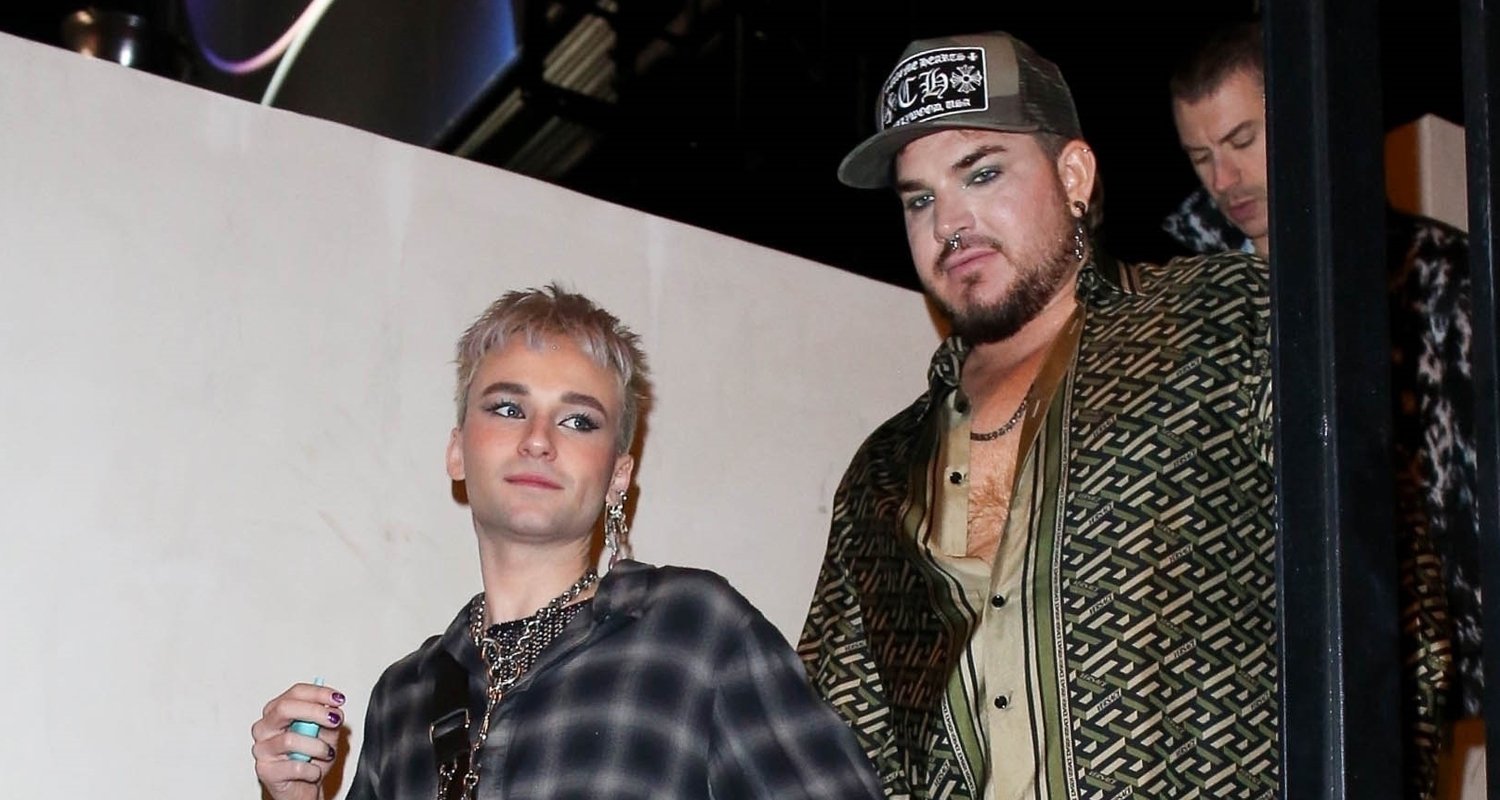 Adam Lambert & Boyfriend Oliver Gliese Hold Hands Leaving Pre-Grammys ...