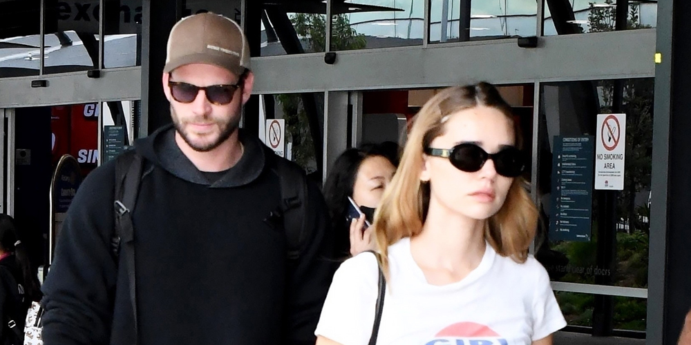 Liam Hemsworth & Girlfriend Gabriella Brooks Land in Australia as Miley ...