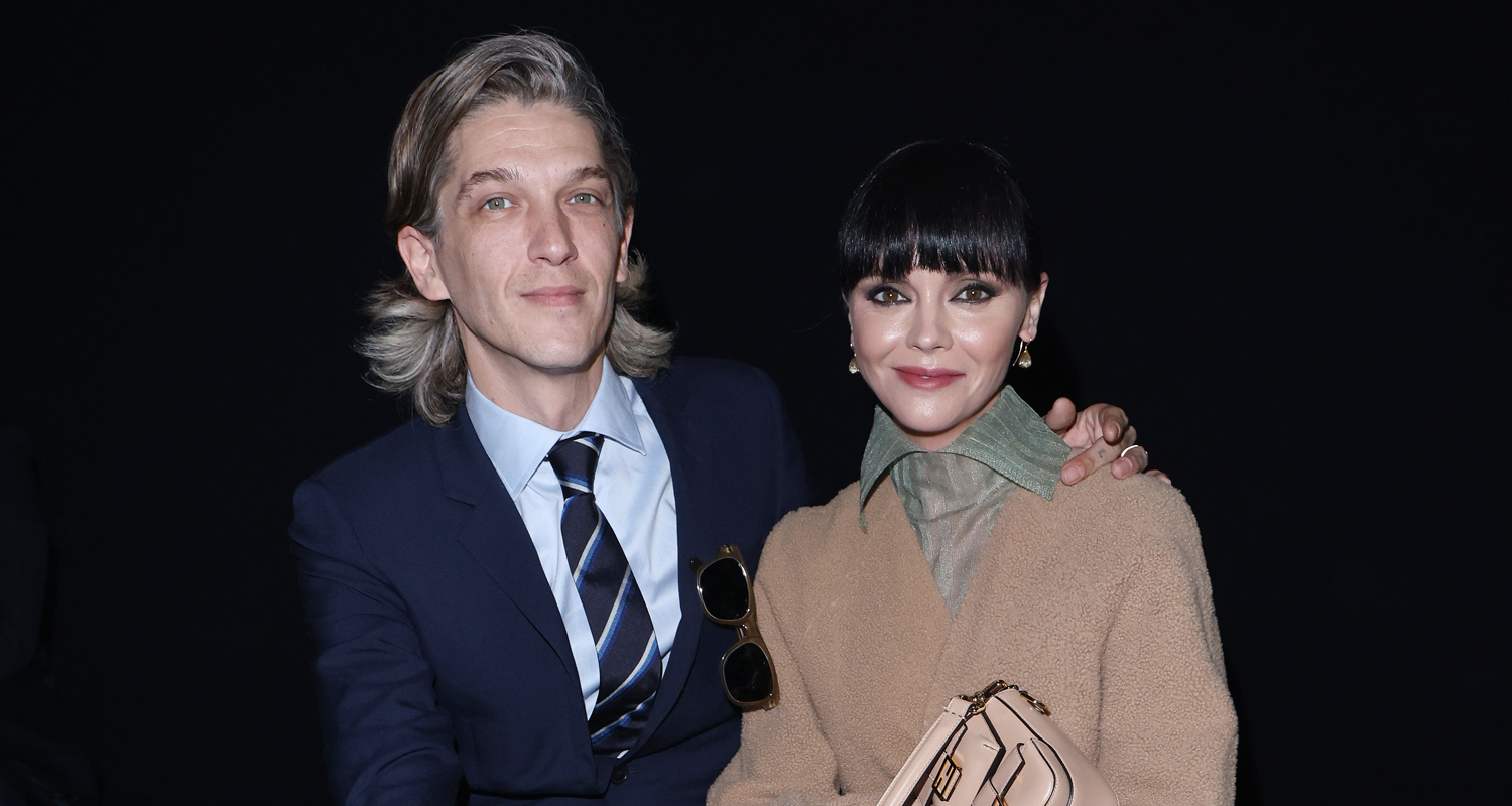 Christina Ricci Sits Front Row at Fendi Fashion Show with Husband Mark ...