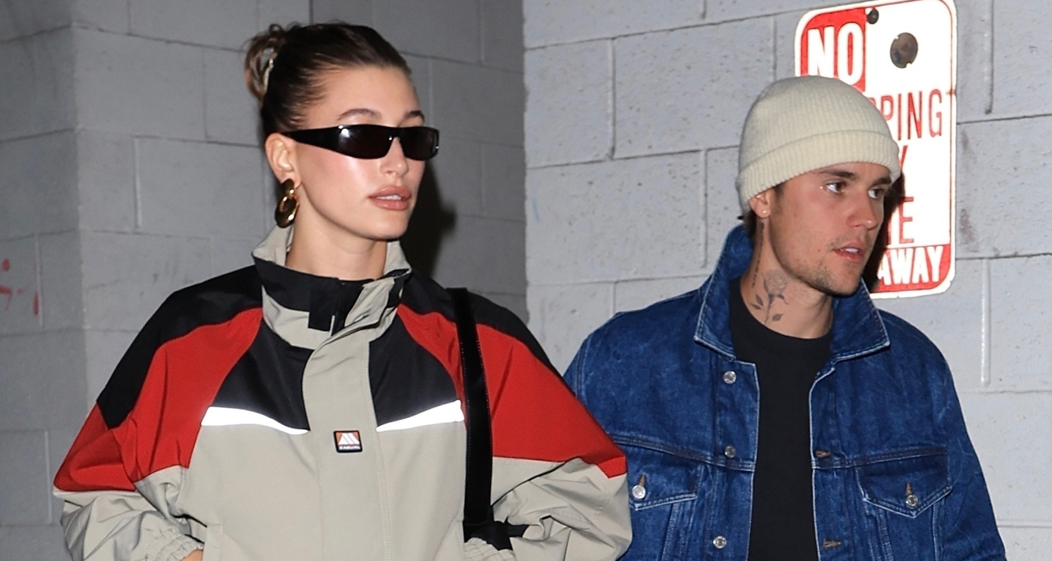 Justin & Hailey Bieber Step Out for Low-Key Dinner in Beverly Hills ...