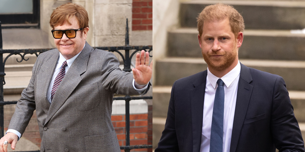 Elton John & Prince Harry Leave Royal High Courts After First Day Of ...