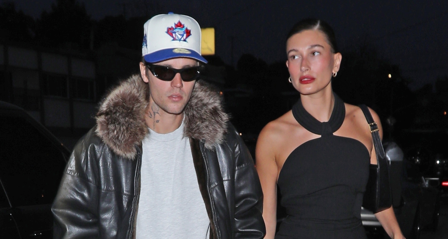 Justin & Hailey Bieber Hold Hands on Date Night in Santa Monica ...