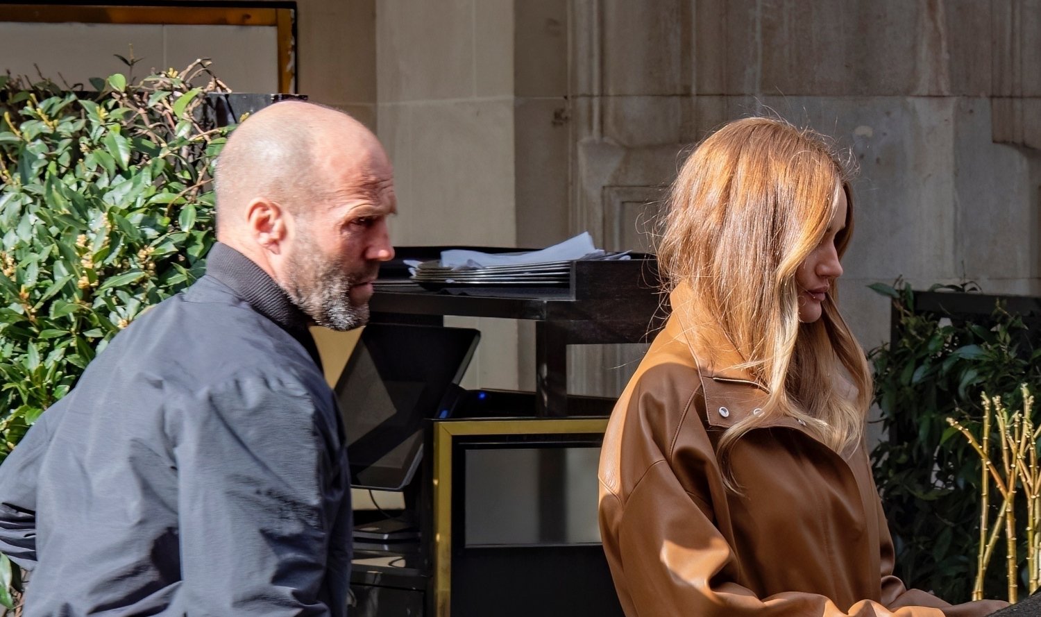 Jason Statham & Rosie Huntington-Whiteley Spotted on a London Lunch ...