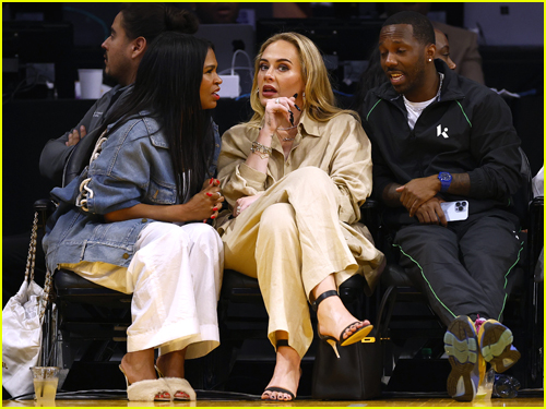 Adele, Kim Kardashian & More Stars Attend Lakers Playoffs Game in LA ...