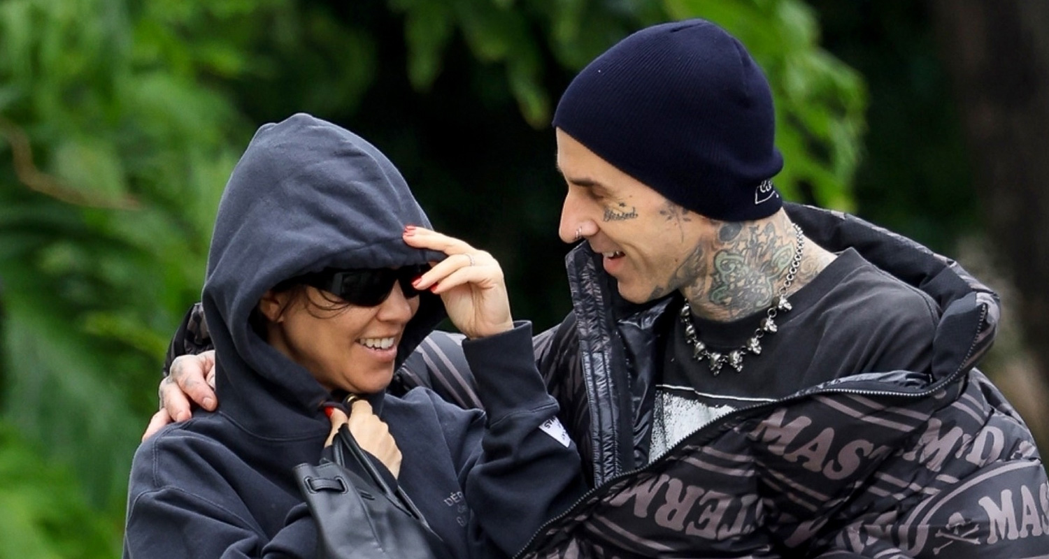 Kourtney Kardashian & Travis Barker Keep Close on Matcha Run in L.A ...