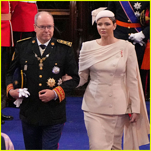 Princess Charlene Makes Rare Appearance Abroad to Attend King Charles ...
