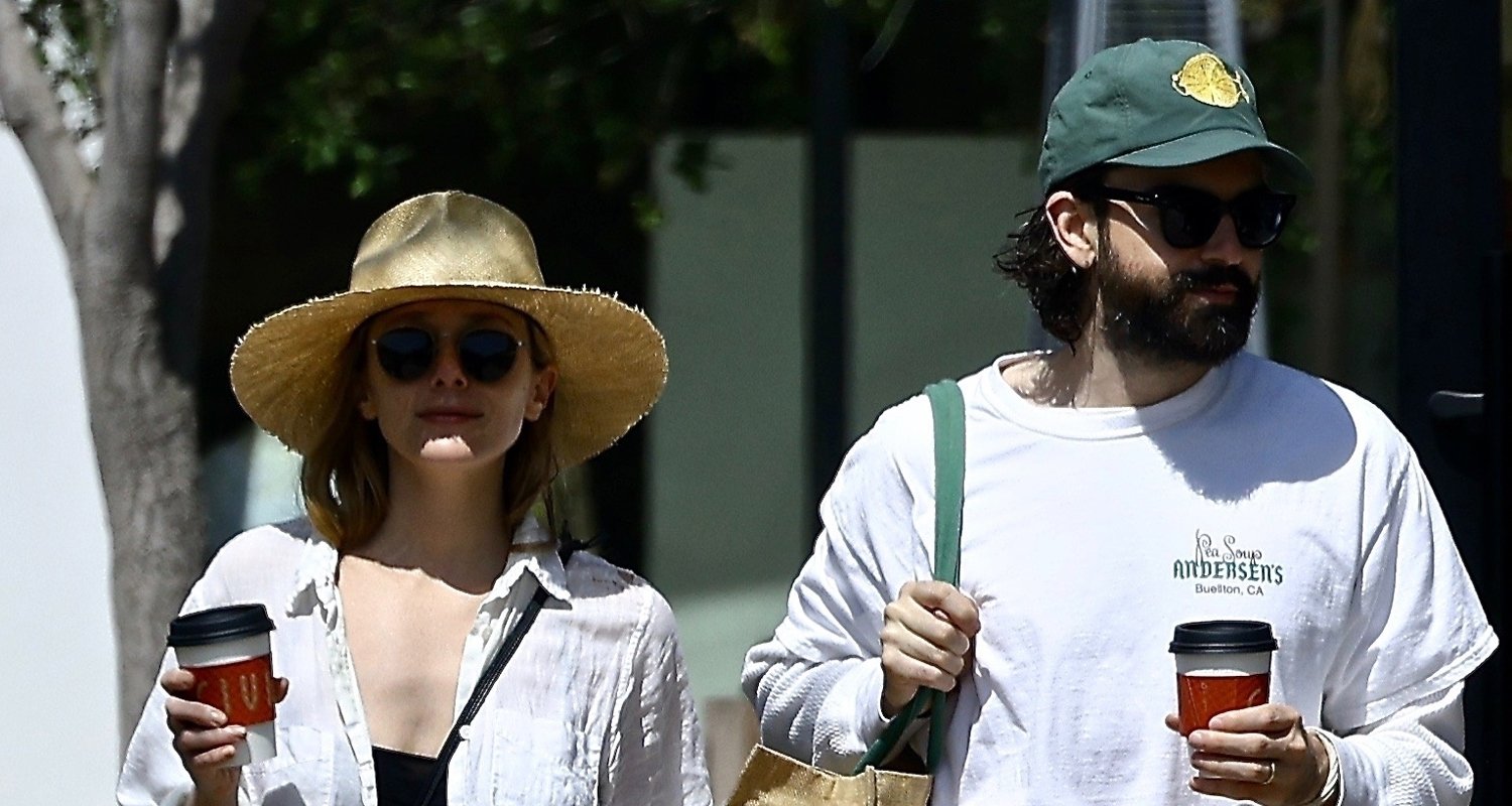 Elizabeth Olsen & Husband Robbie Arnett Run Errands Together in Studio ...