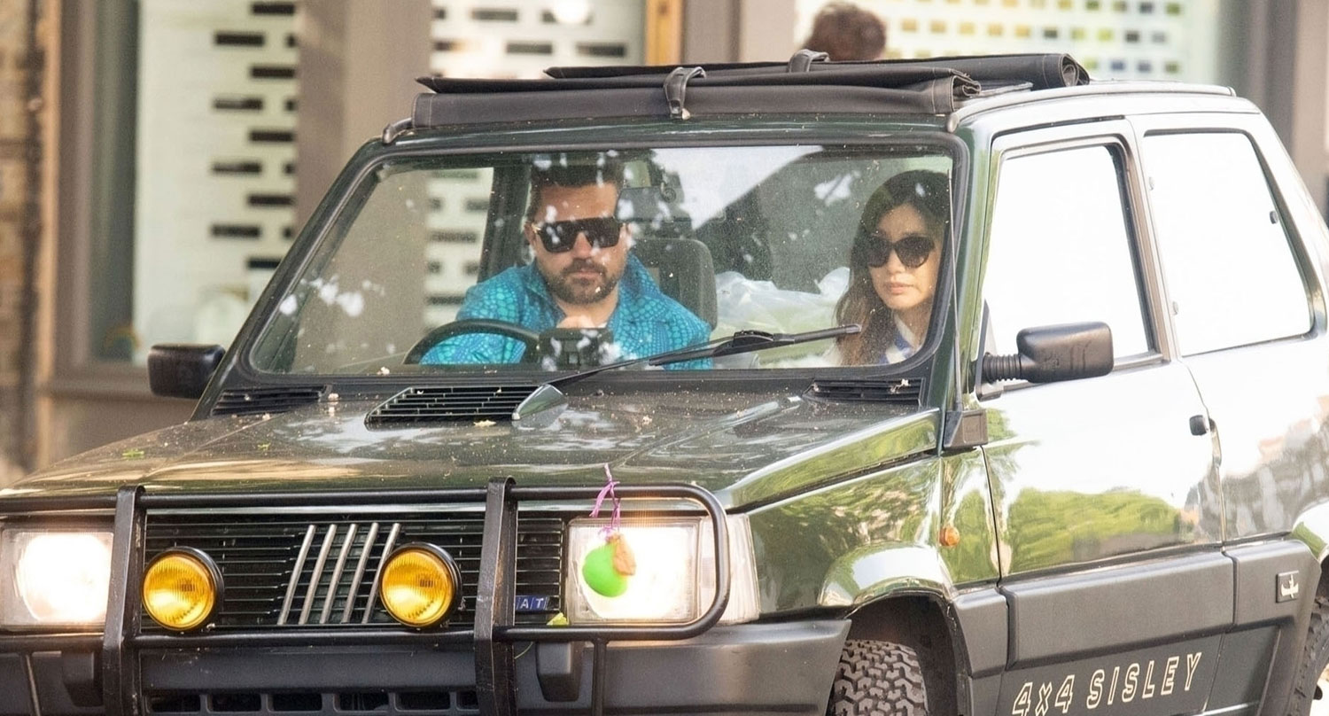 Dominic Cooper & Gemma Chan Take Their Classic Car to Go Shopping in ...