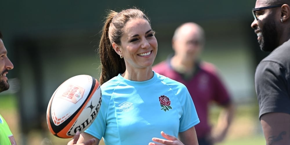 Kate Middleton Hits The Pitch For A Game of Rugby During ‘Shaping Us ...