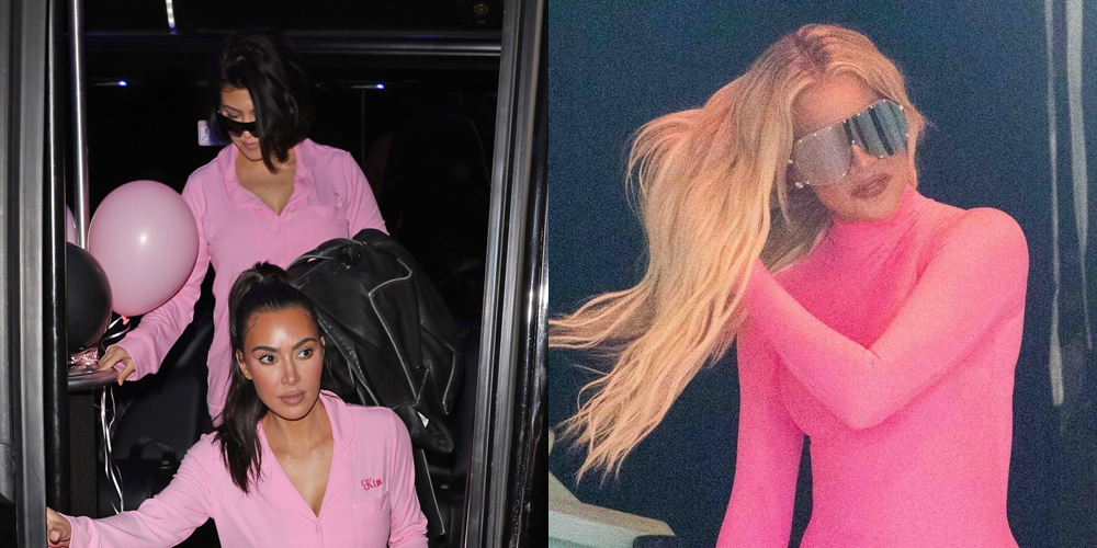Kim, Khloe and Kourtney Kardashians are Barbie Girls in Hot Pink Looks ...