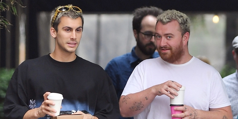 Sam Smith Shows Off Their Thighs in Colorful Short Shorts While Out ...