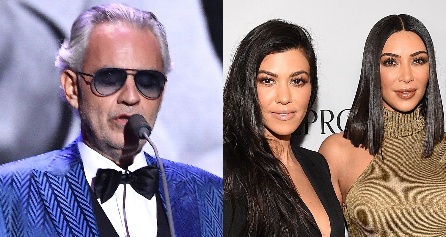Andrea Bocelli Weighs In on Kim & Kourtney Kardashian’s Feud After ...
