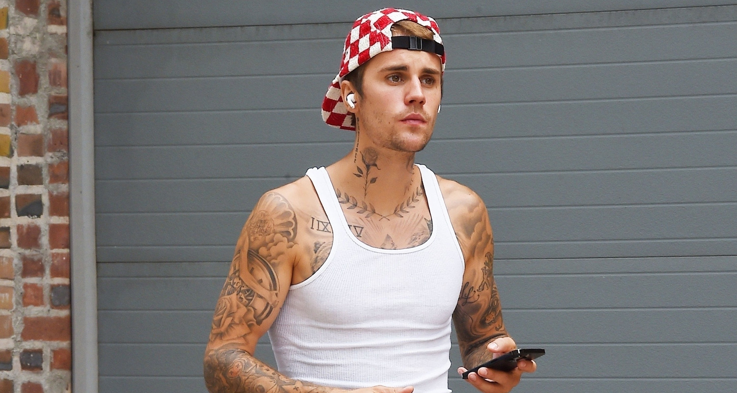 Justin Bieber Shows Off His Tattoos During Day Out in NYC | Hailey ...