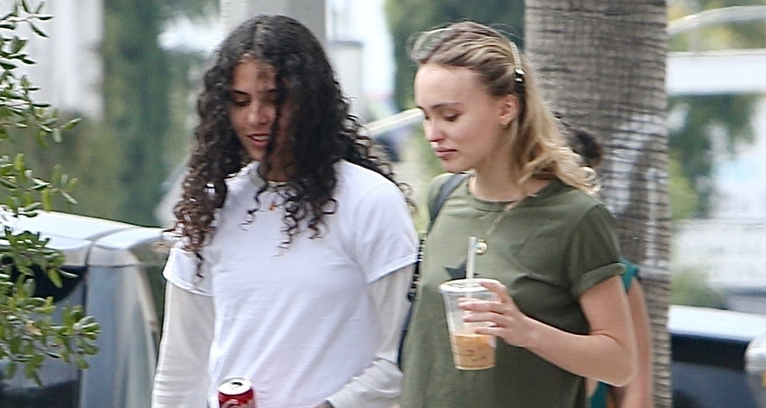 Lily-Rose Depp & Girlfriend 070 Shake Keep Close on Coffee Date in WeHo ...