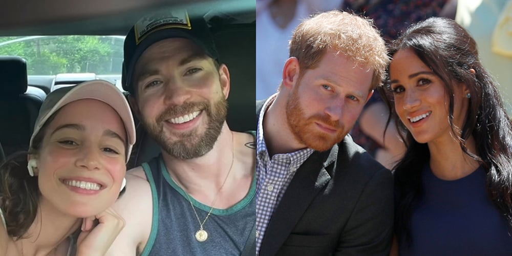 Prince Harry & Meghan Markle Bumped Into Chris Evans & Alba Baptista in ...