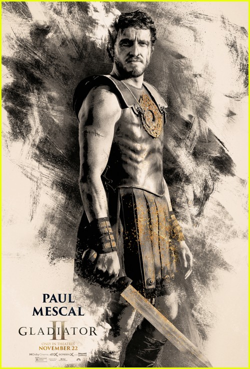 Paul Mescal, Pedro Pascal, & More Star in New ‘Gladiator II’ Character ...