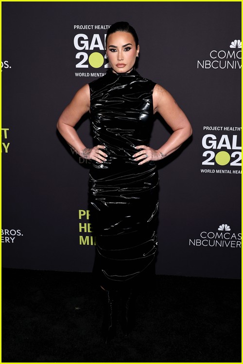 Demi Lovato & Chance the Rapper Attend Project Healthy Minds World ...